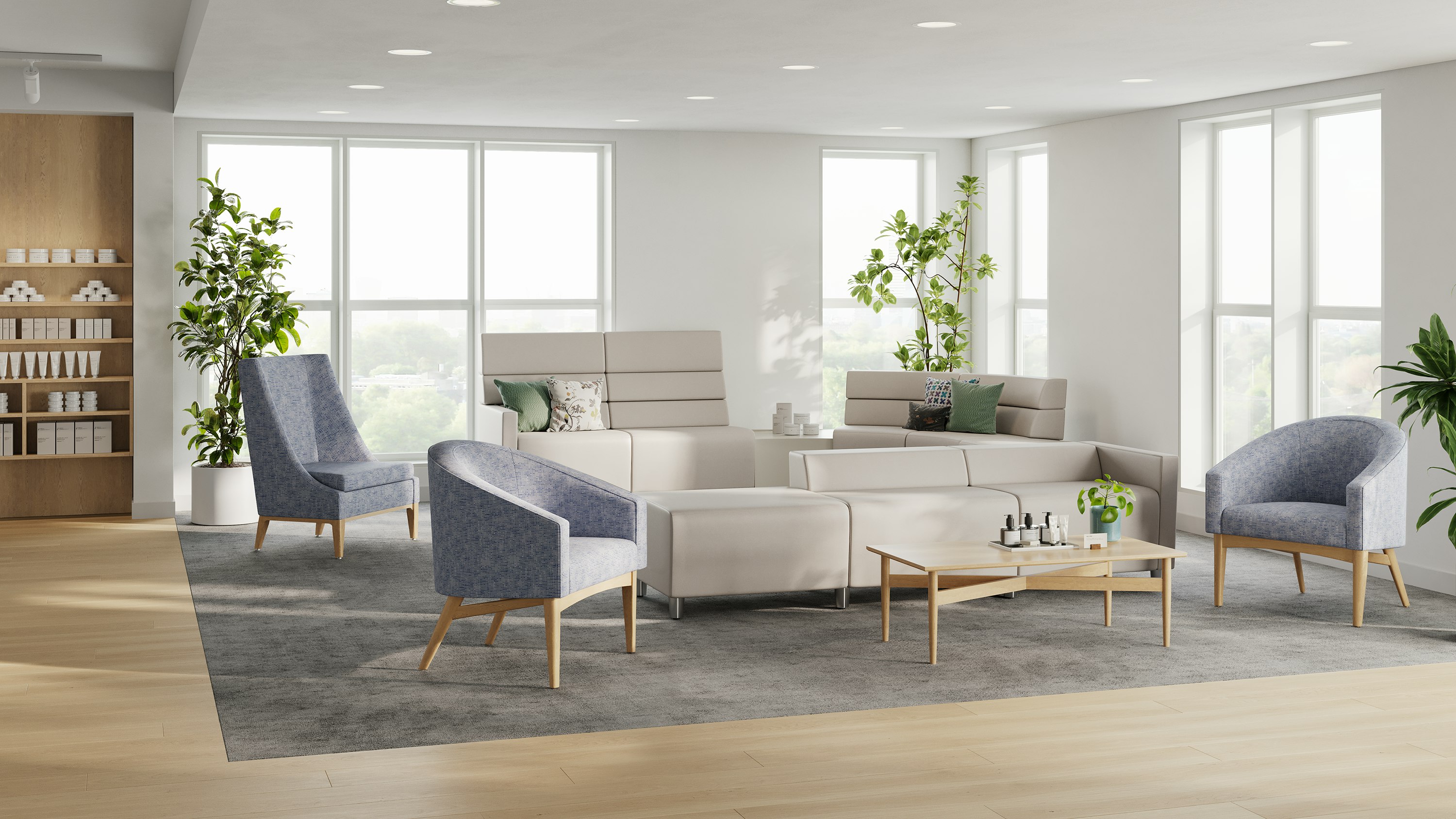 Nemschoff Steps Lounge System, Herman Miller | MillerKnoll