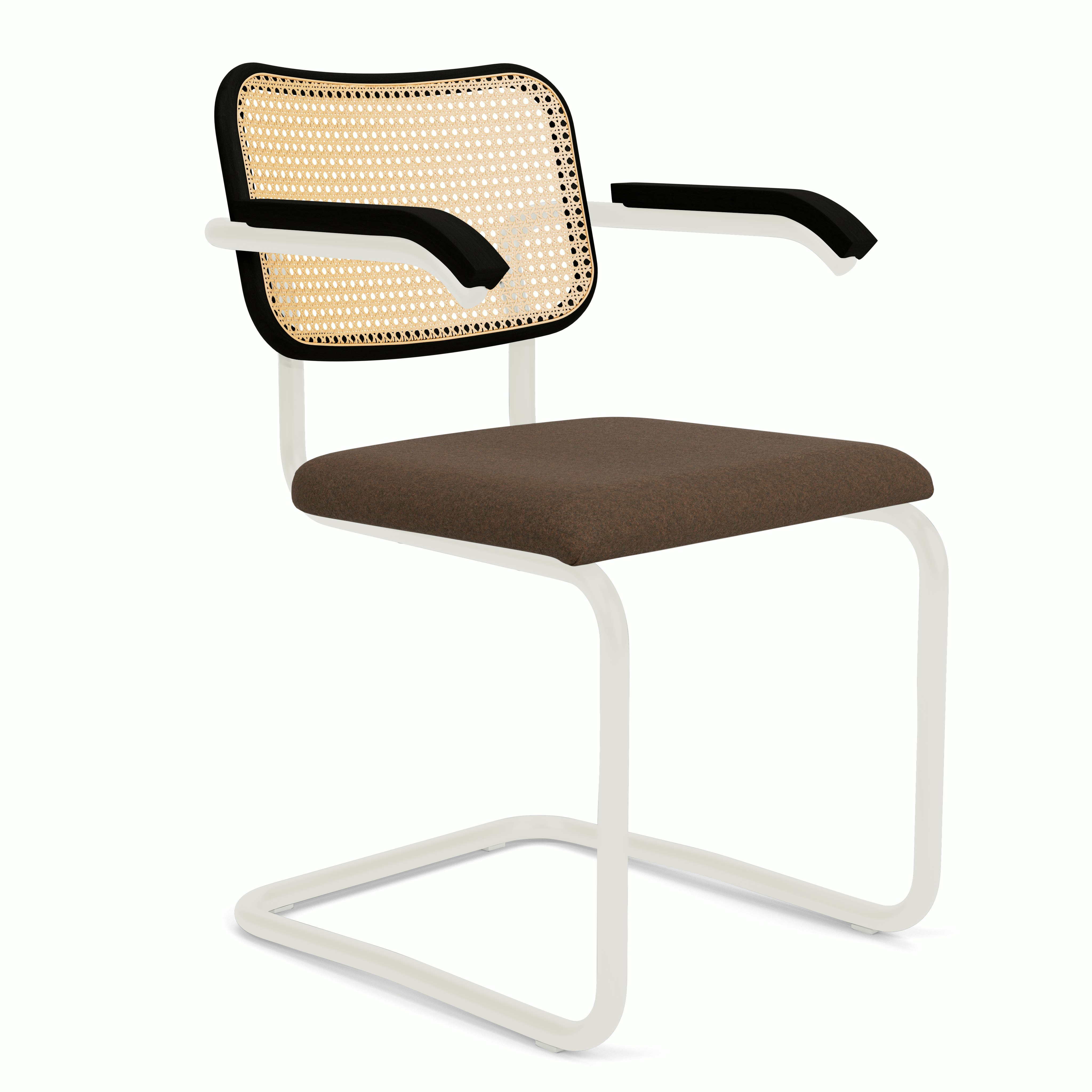 Cesca Upholstered Seat Armchair – Design Within Reach