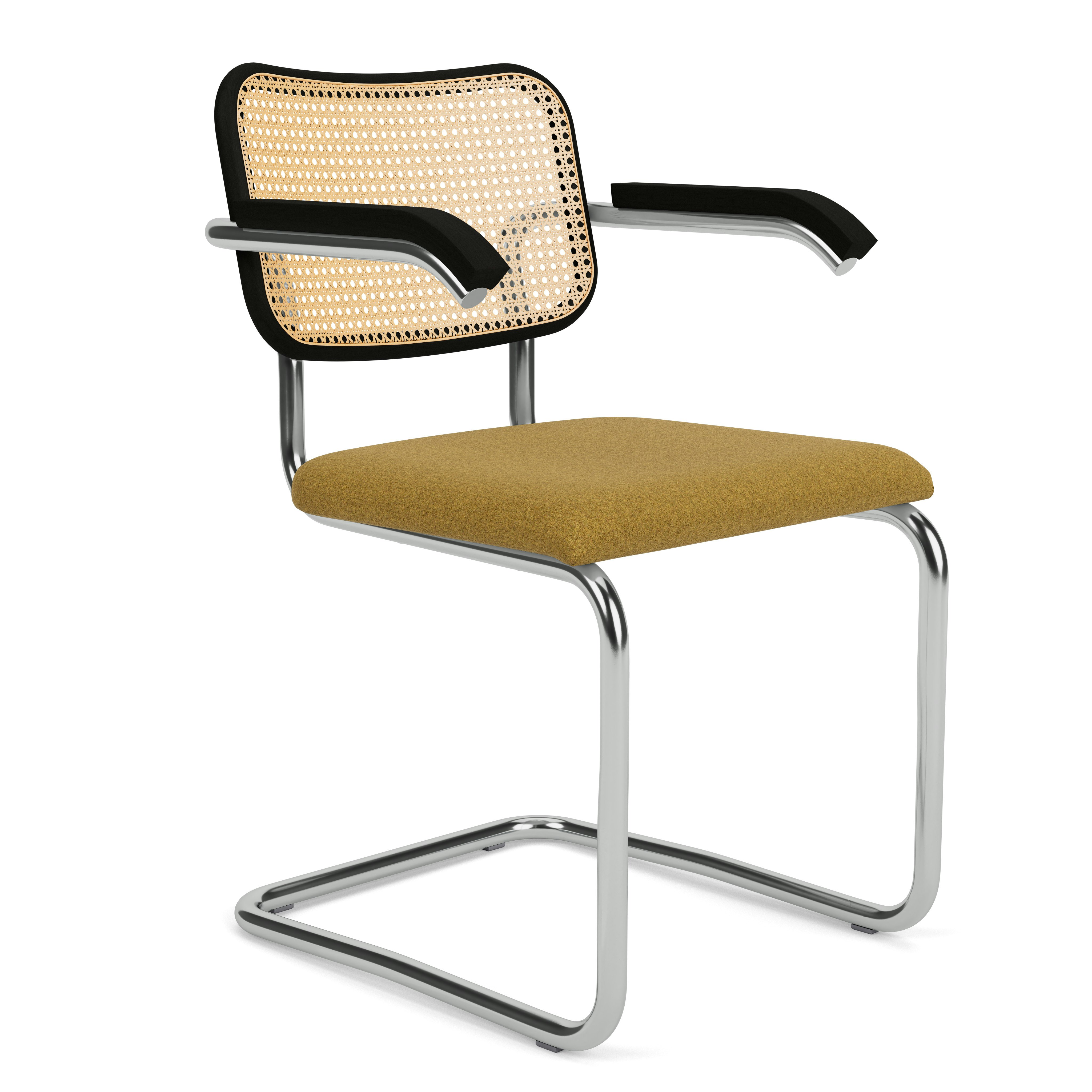 Cesca Upholstered Seat Armchair