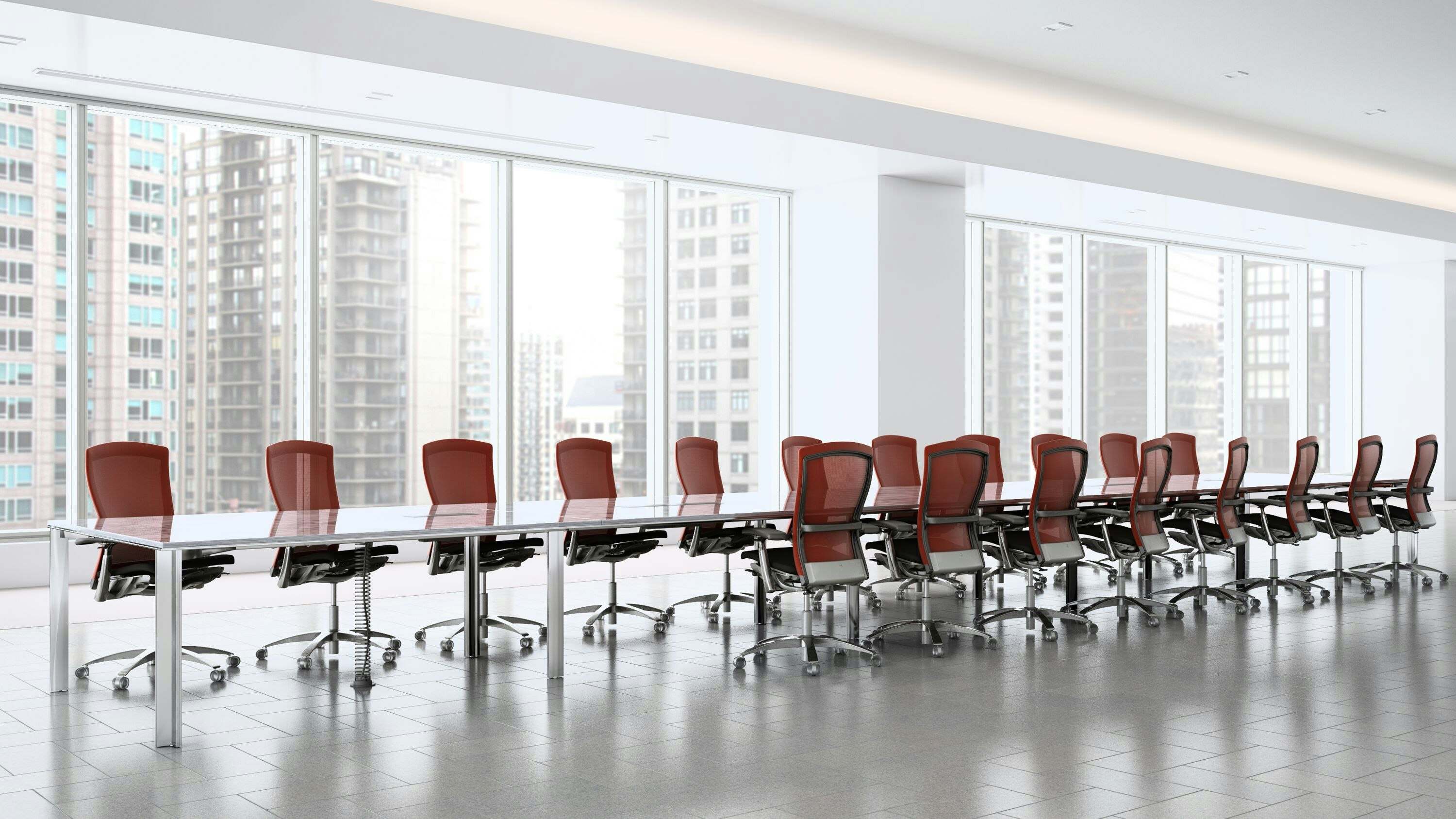 LSM Conference Table Series with L-Leg | Knoll