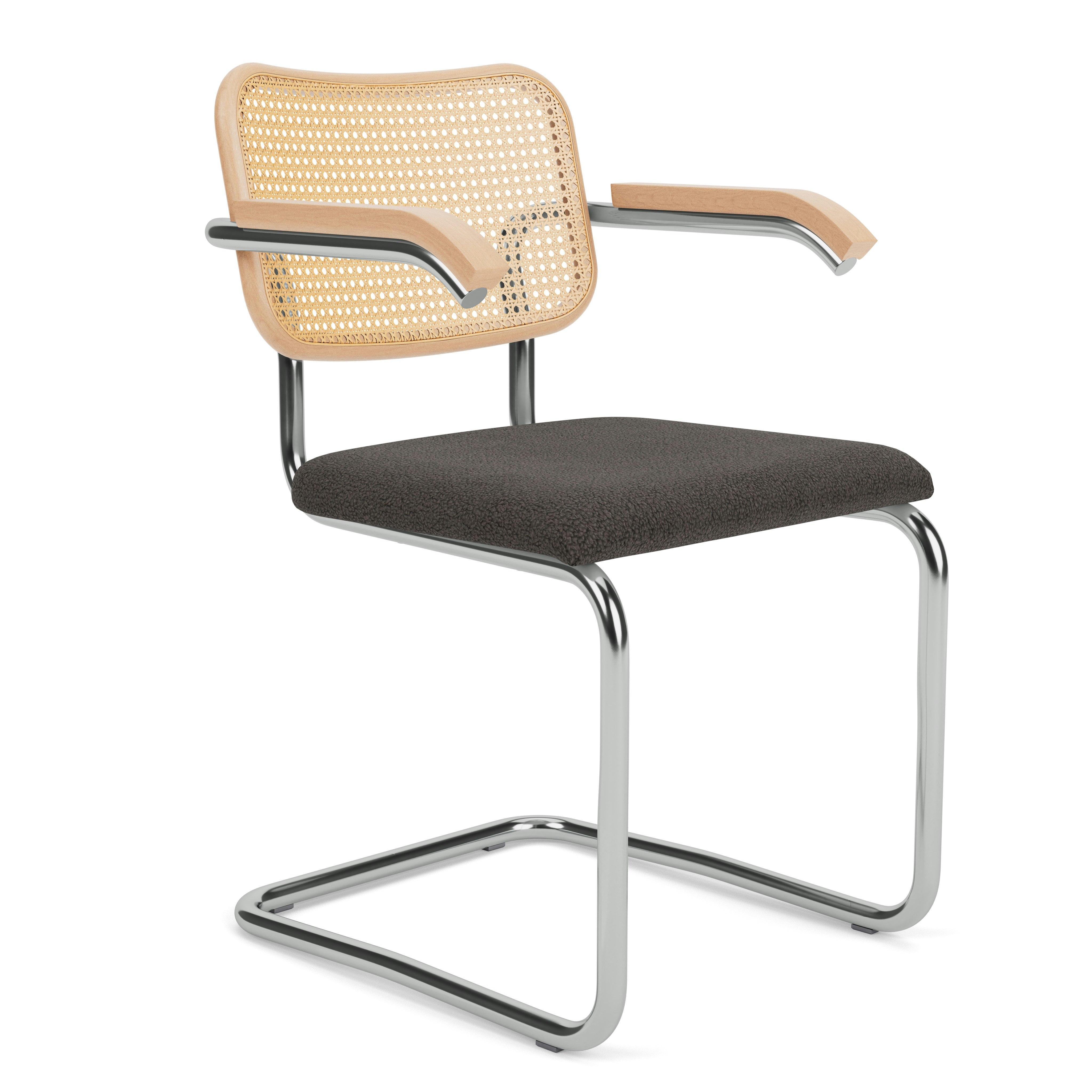 Cesca Upholstered Seat Armchair – Design Within Reach