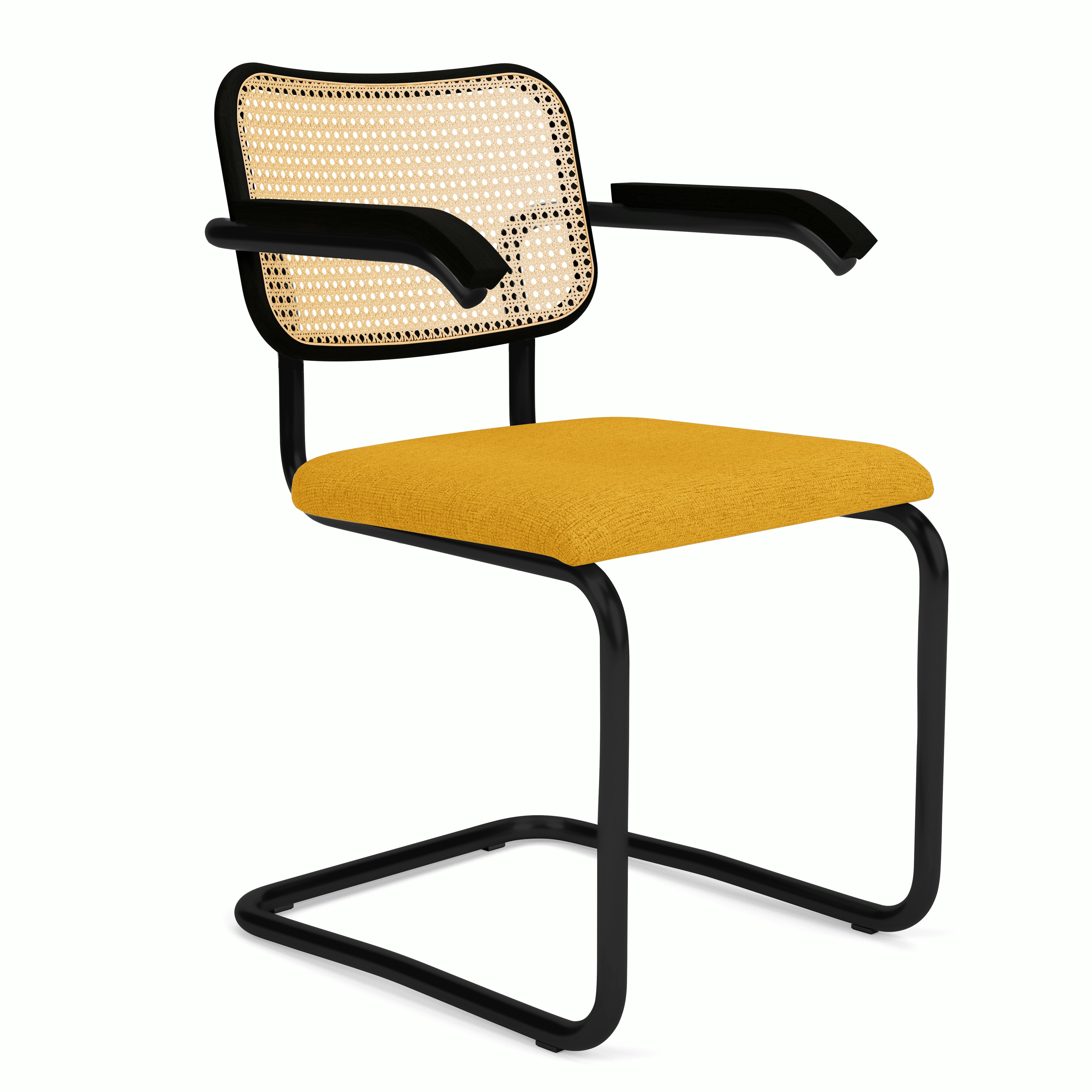 Cesca Upholstered Seat Armchair – Design Within Reach