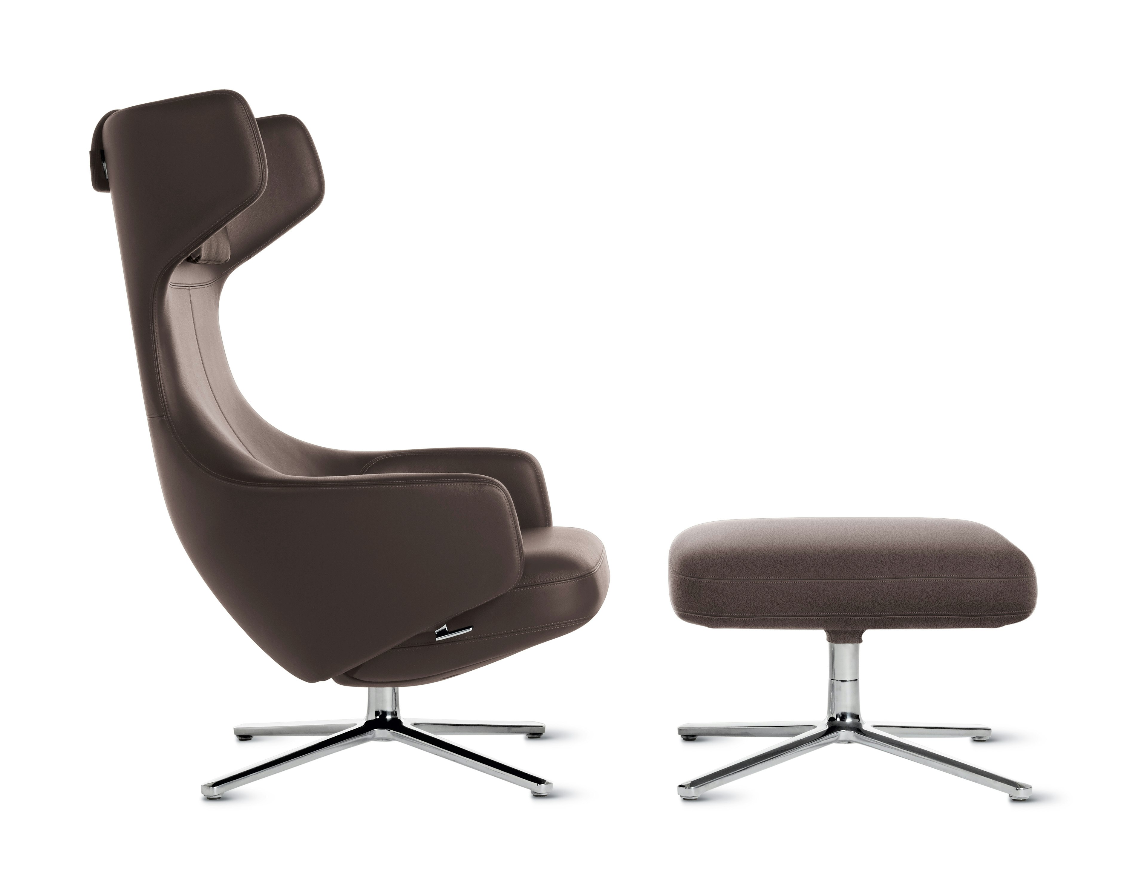 Grand Repos Lounge Chair and Ottoman - Design Within Reach