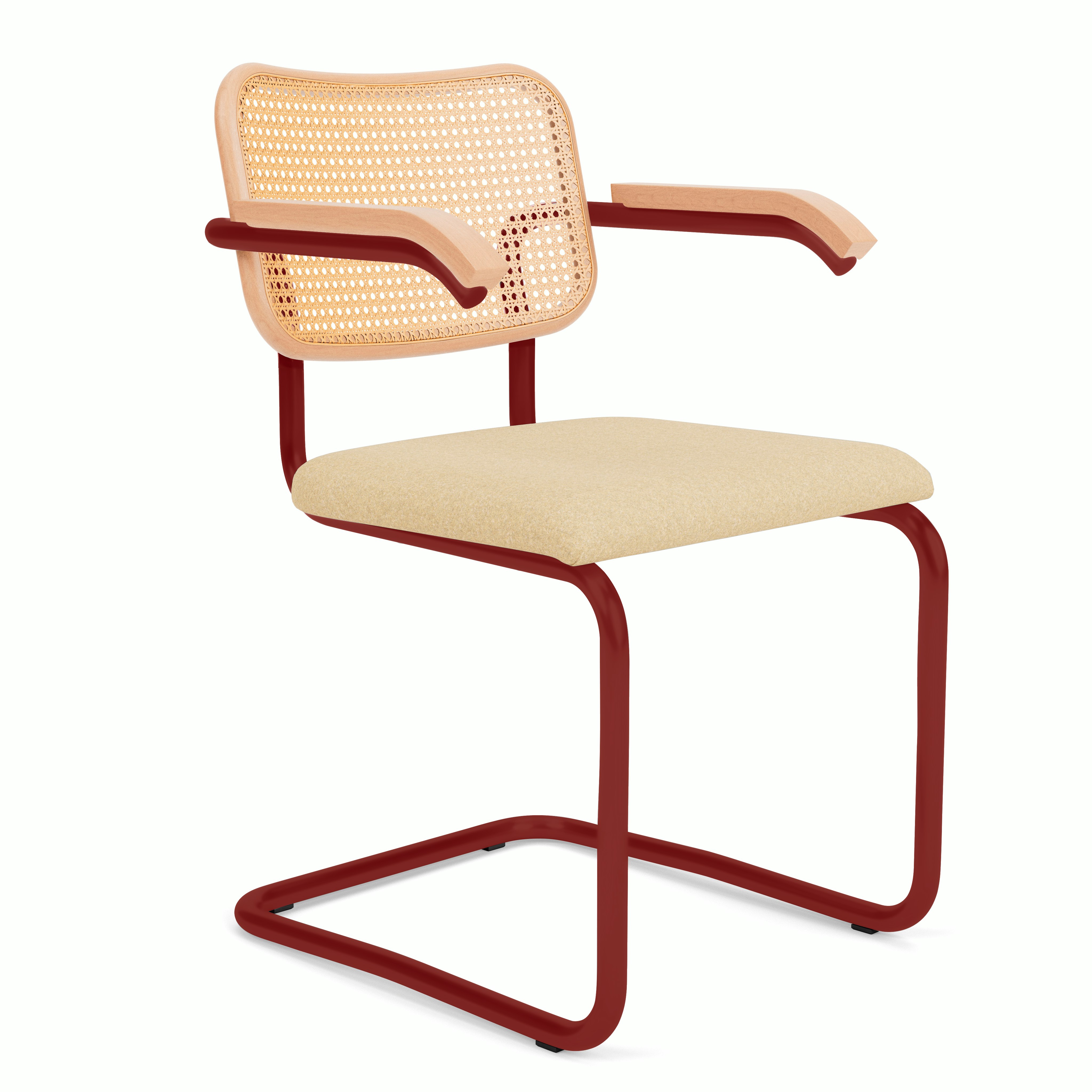 Cesca Upholstered Seat Armchair – Design Within Reach