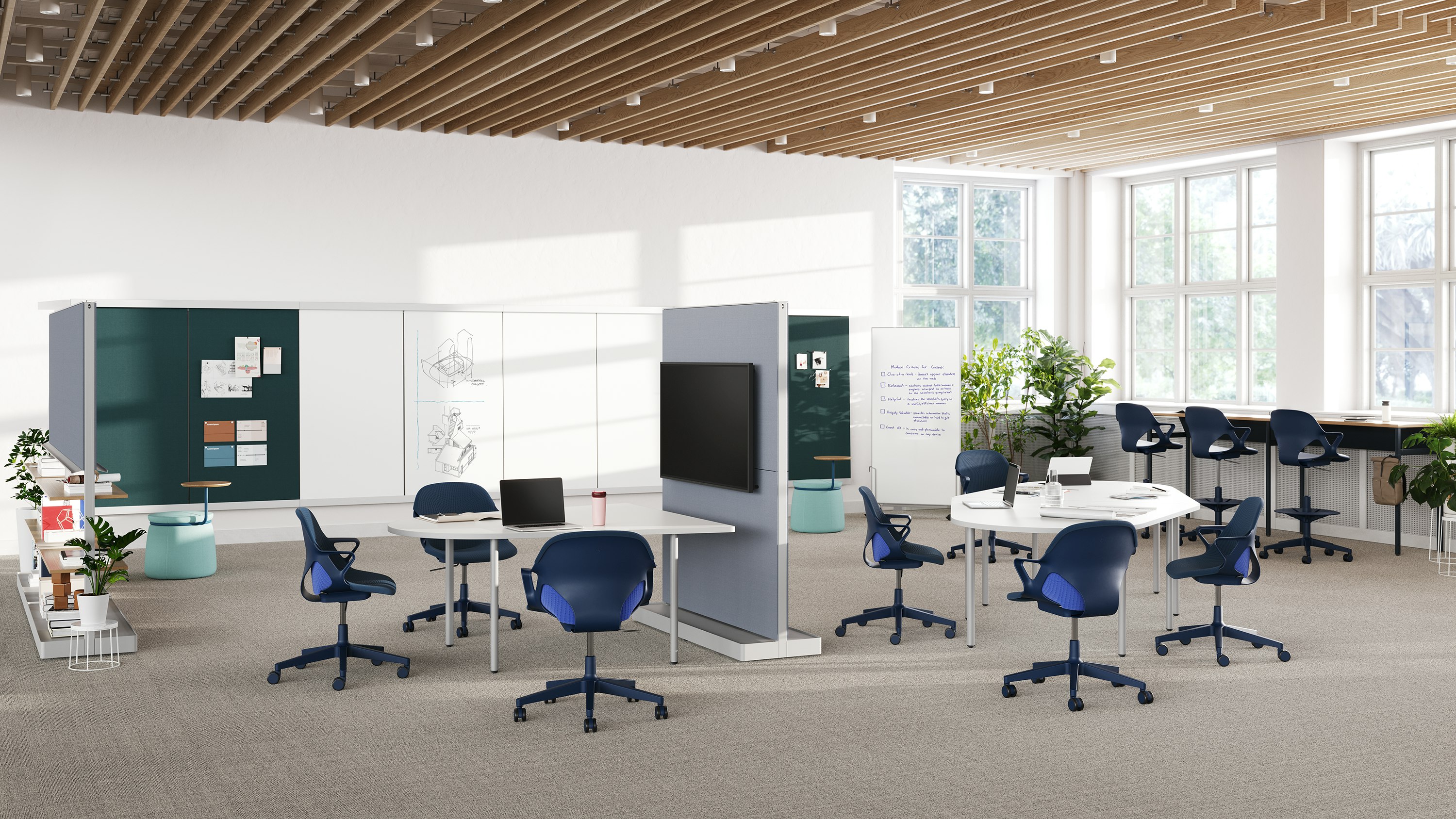 OE1 Wall Rail and Board, Herman Miller | MillerKnoll